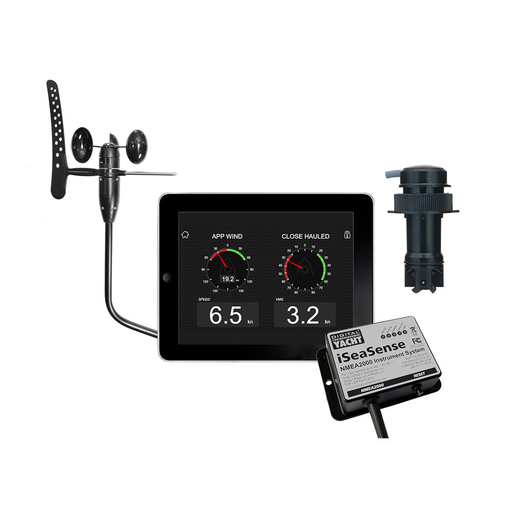 Digital Yacht iSeaSense Wireless Speed Depth Temp Pack Plus Wind ...