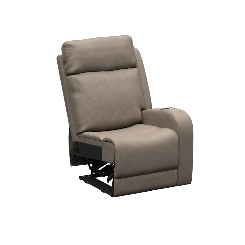 Thomas Payne Left Hand Recliner, Seismic Series-Driftwood, Matching ...