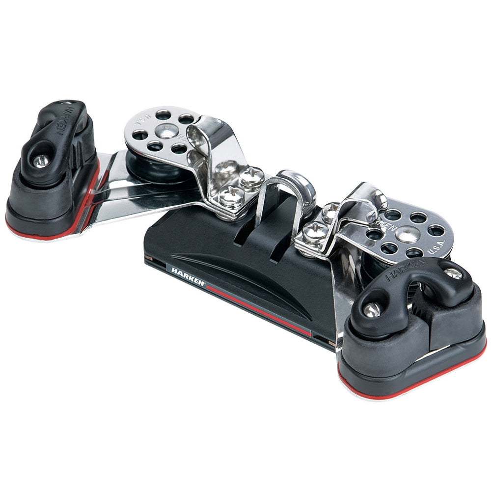 Harken Traveler Car 27mm High-Load with Cam Cleats – MAURIPRO Sailing