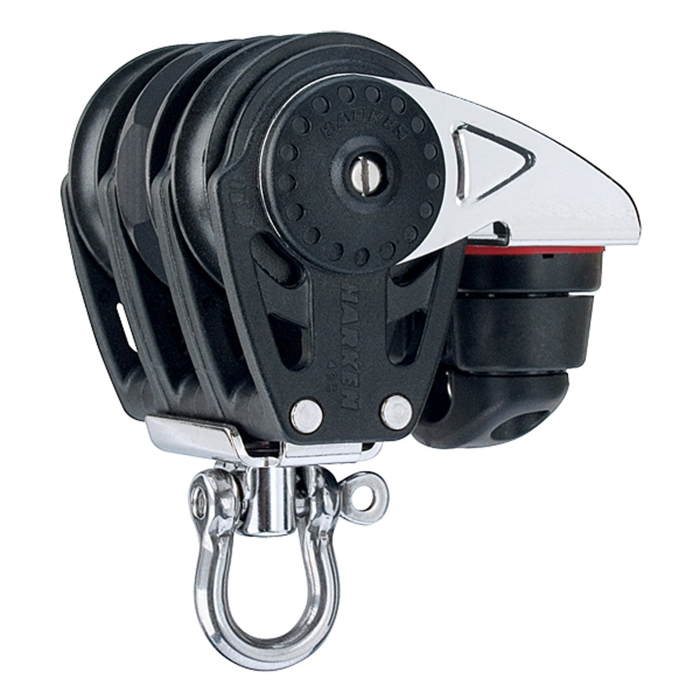 Harken 40mm Triple Ratchet Block w/Cam Cleat – MAURIPRO Sailing
