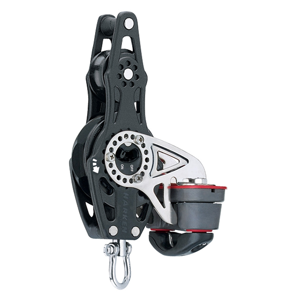 Harken 75mm Ratchet Fiddle Block Cam-Matic Becket – MAURIPRO Sailing