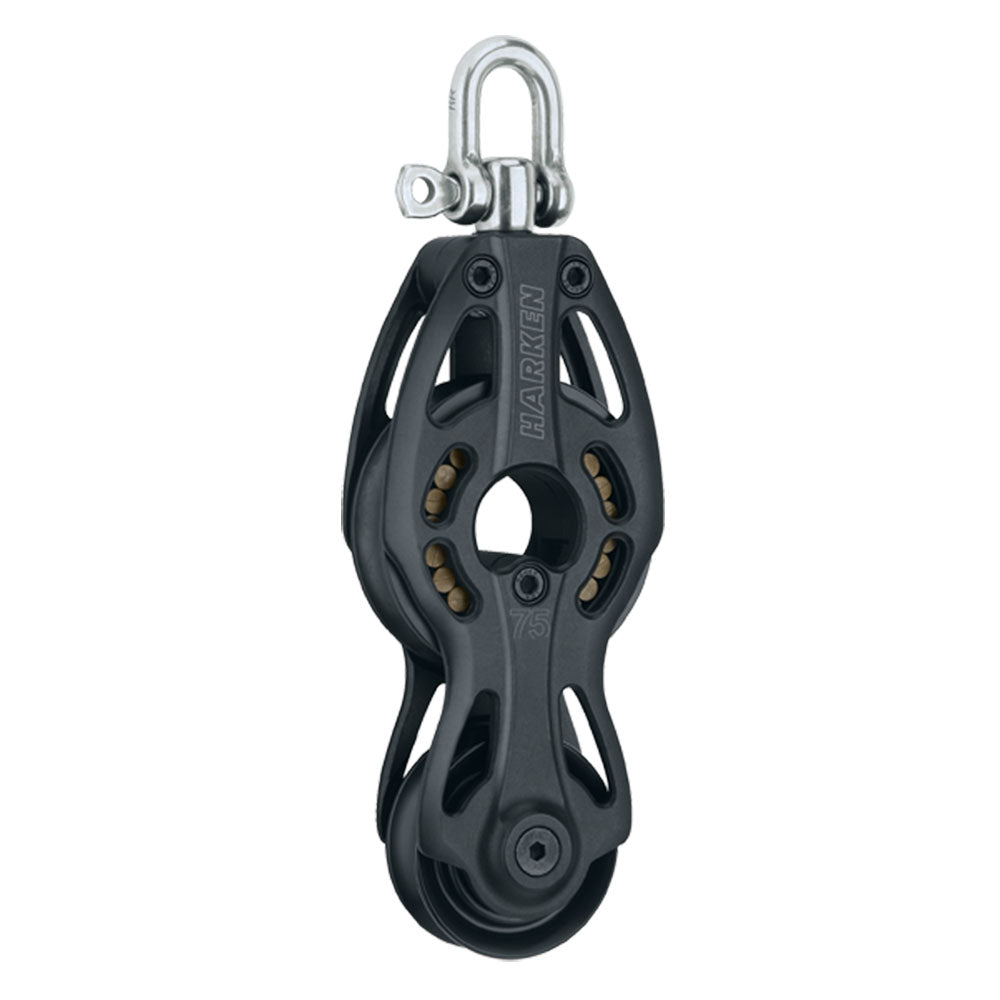 Harken Black Magic Block - 75mm Single Swivel – MAURIPRO Sailing