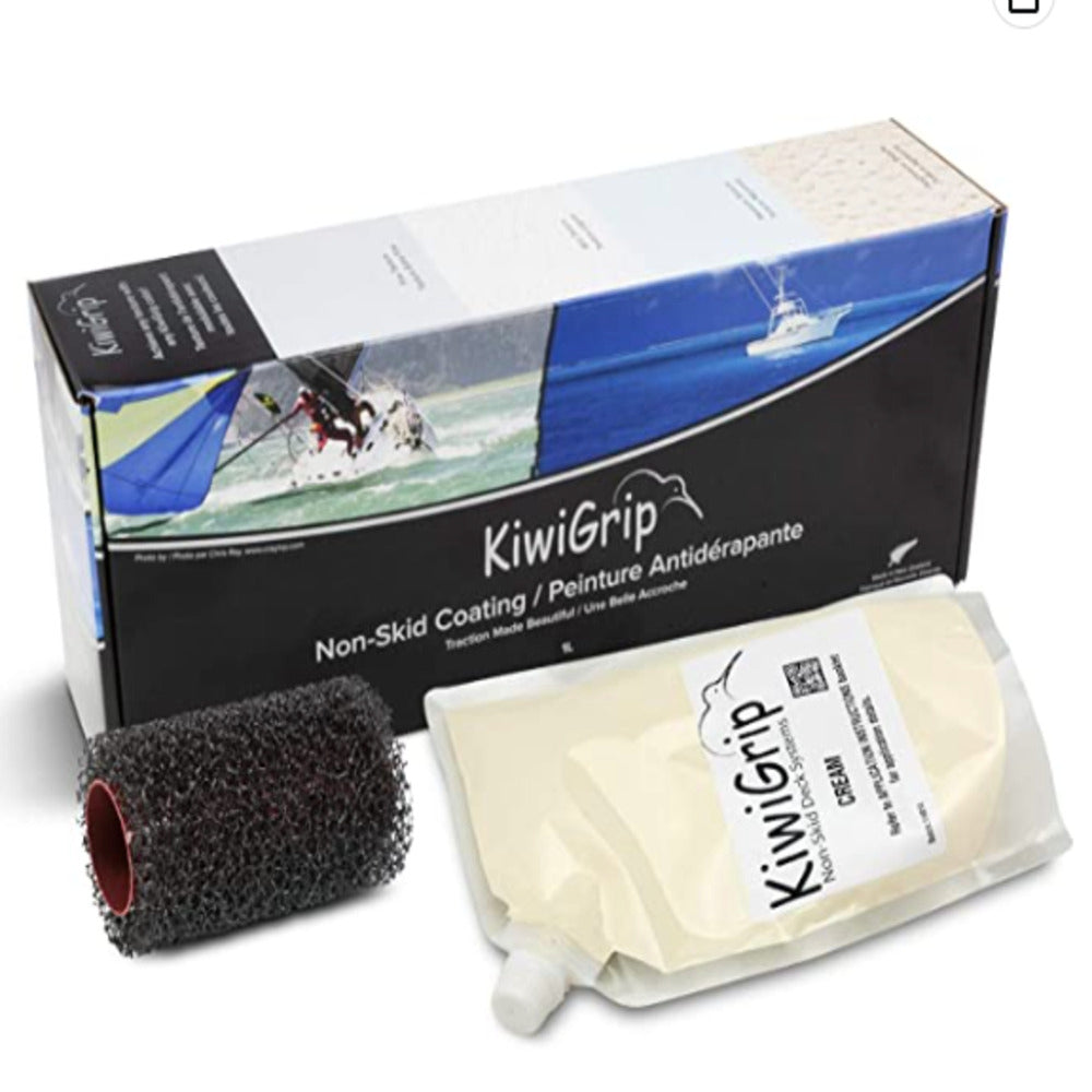 KiwiGrip Non-Skid Coating - Cream, 4.2 Quart w/ Roller – MAURIPRO