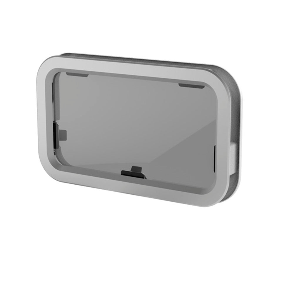 Lewmar Size 5 Portlight - Smoke Acrylic/Silver, White Trim – MAURIPRO ...