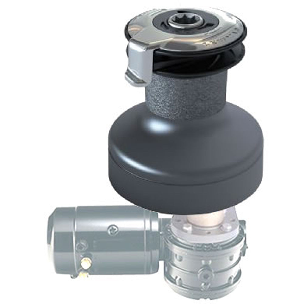 Lewmar EVO Electric Winch Size 40 Aluminum Grey Two Speed Deck Unit ...