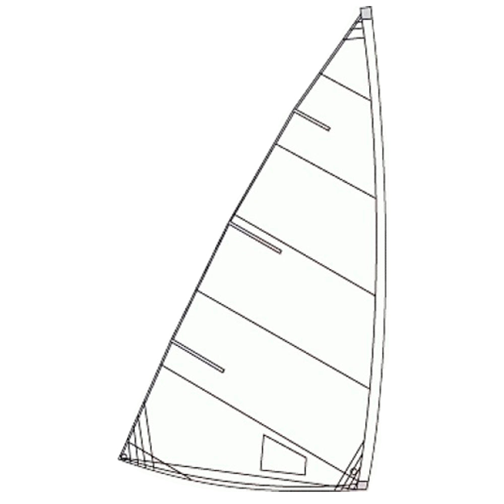 Optiparts Laser Training Mainsail (ILCA 4) – MAURIPRO Sailing