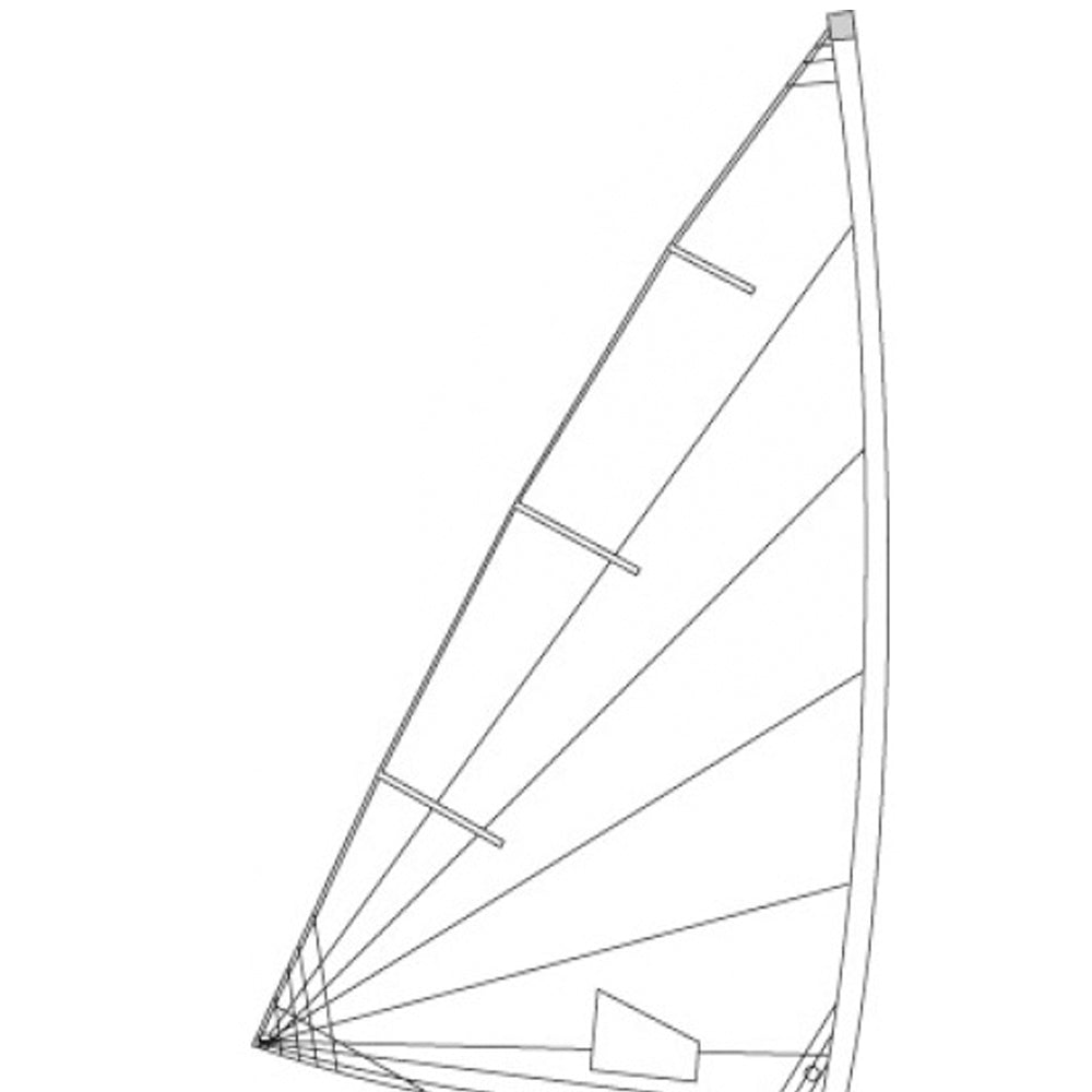 Optiparts ILCA 6 Training Mainsail - Heavy Duty Dacron – MAURIPRO Sailing