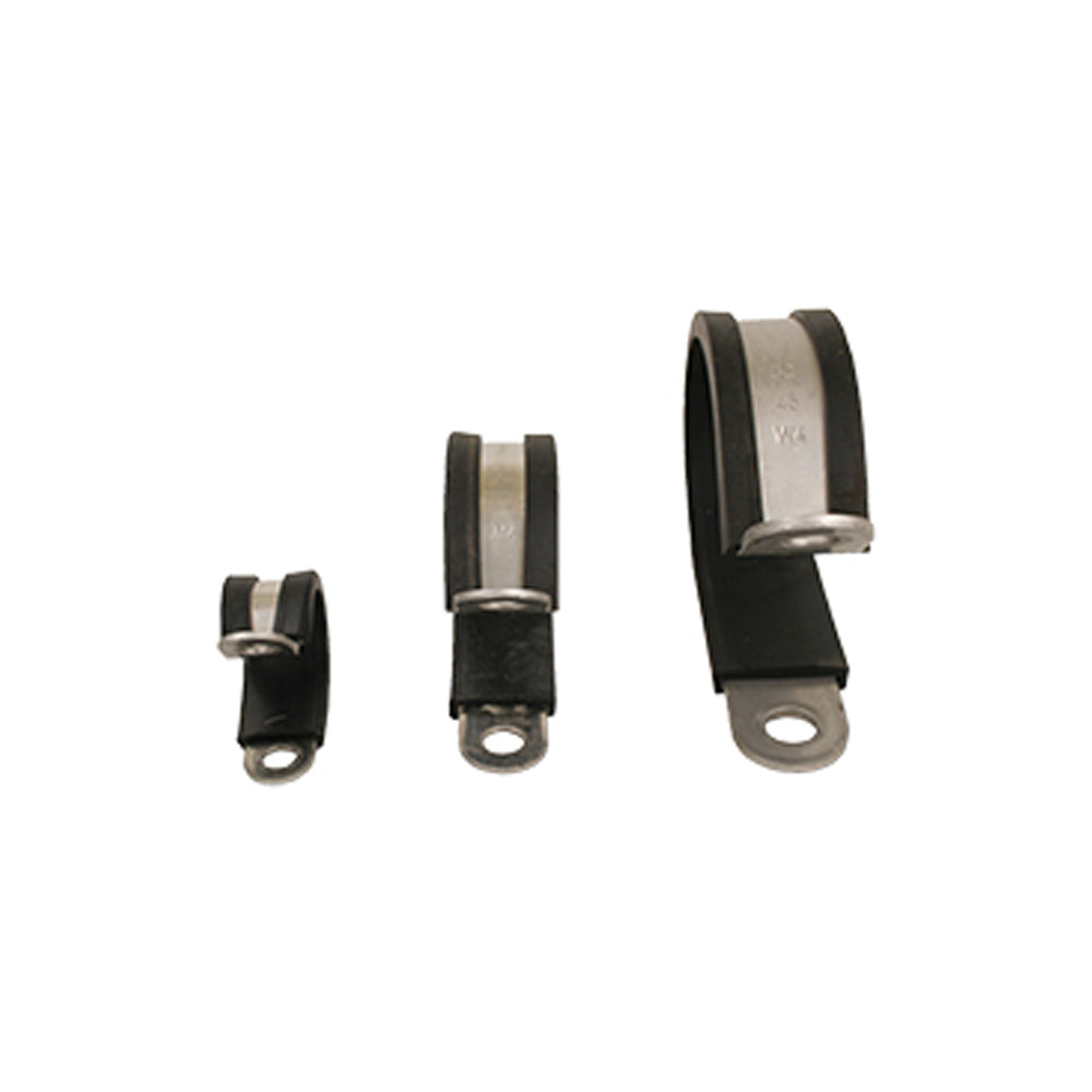 Scandvik ABA Rubber Lines Clamps (W4) SS - 8mm (50 units package ...